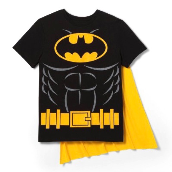 Batman | Shirts | New Mens Batman With Cape Shortsleeve Halloween ...